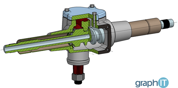 3D kitört nézet – Break-out Section View